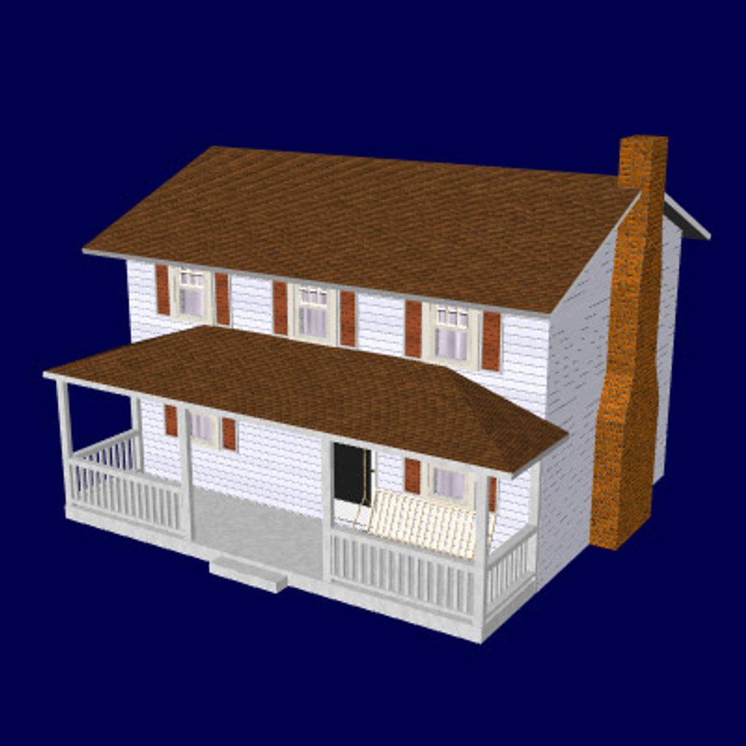 Country Farm House 3d Model