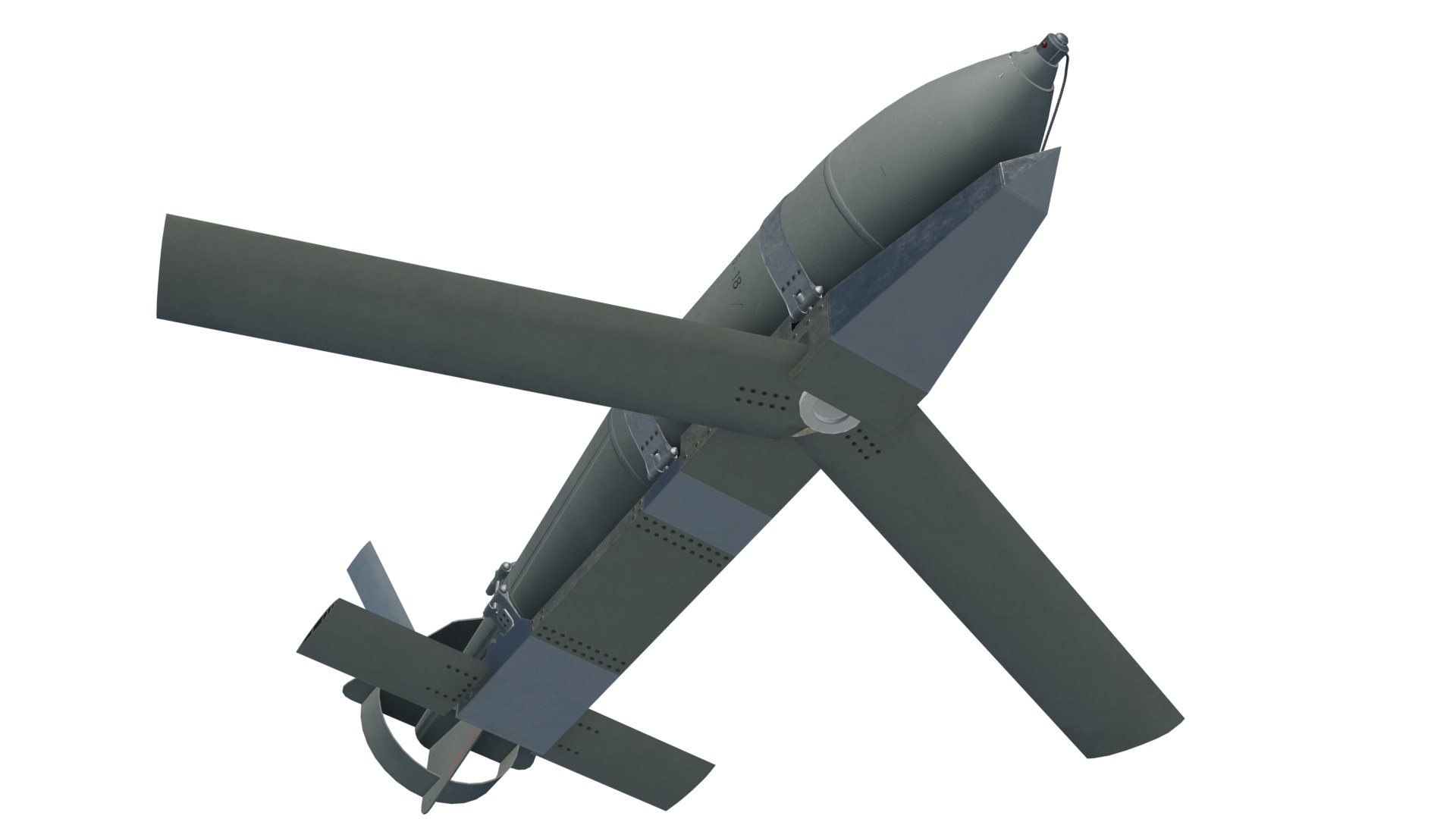 FAB500-M62 UMPK Russian Glide Bomb Game Ready PBR Model Model ...