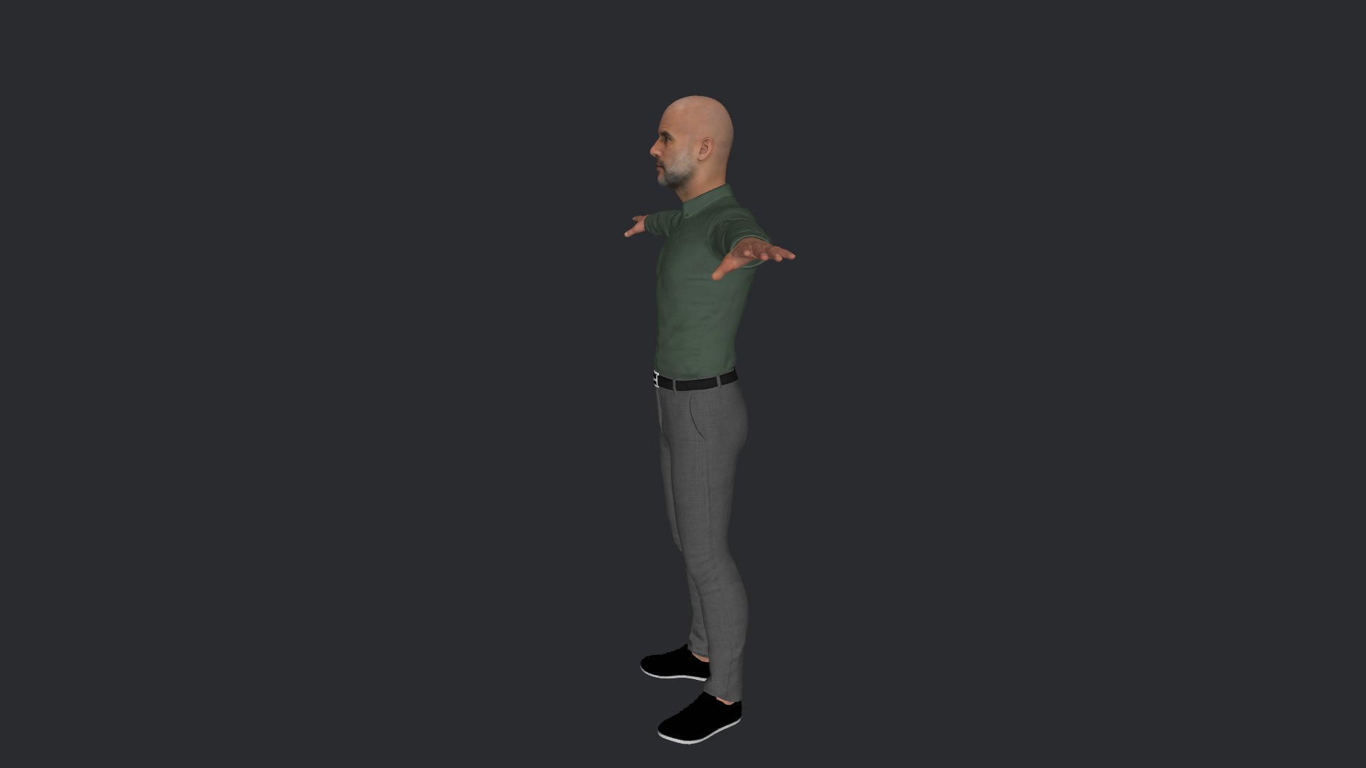 Pep Guardiola Hyper Realistic Full Body Fully Rigged Character Model ...