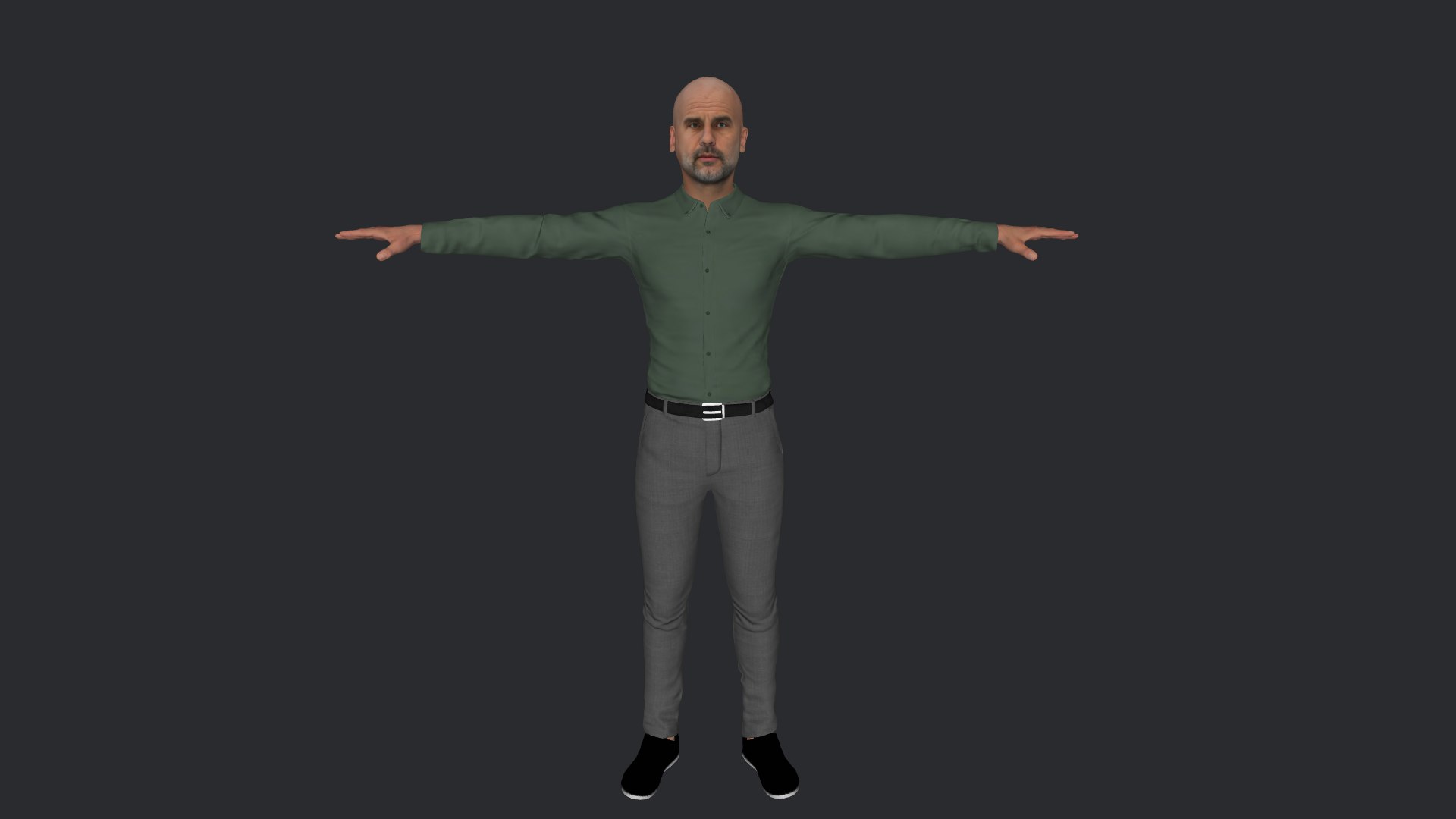 Pep Guardiola Hyper Realistic Full Body Fully Rigged Character Model ...