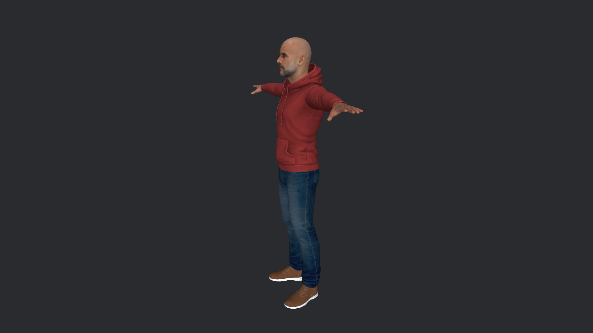 Pep Guardiola Hyper Realistic Full Body Fully Rigged Character Model ...