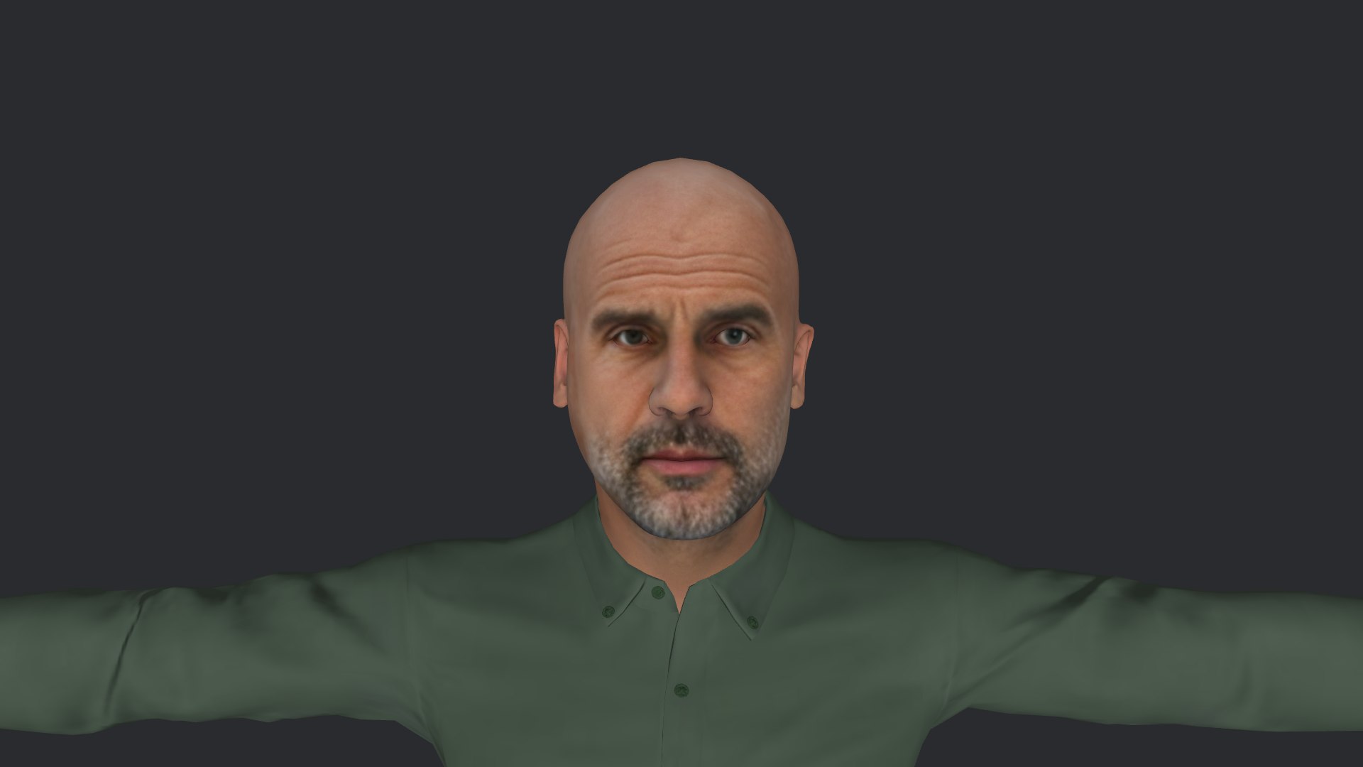 Pep Guardiola Hyper Realistic Full Body Fully Rigged Character Model ...