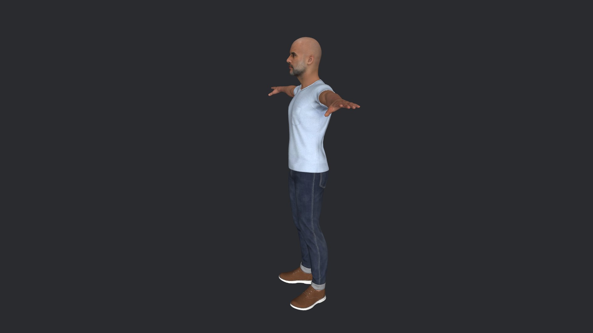 Pep Guardiola Hyper Realistic Full Body Fully Rigged Character Model ...