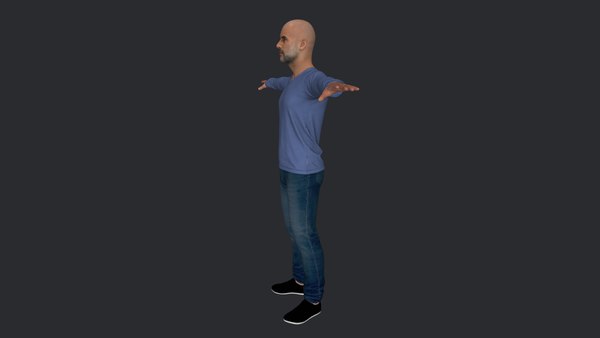 modelo 3d Pep Guardiola Personaje 3D hiperrealista de cuerpo completo y ...