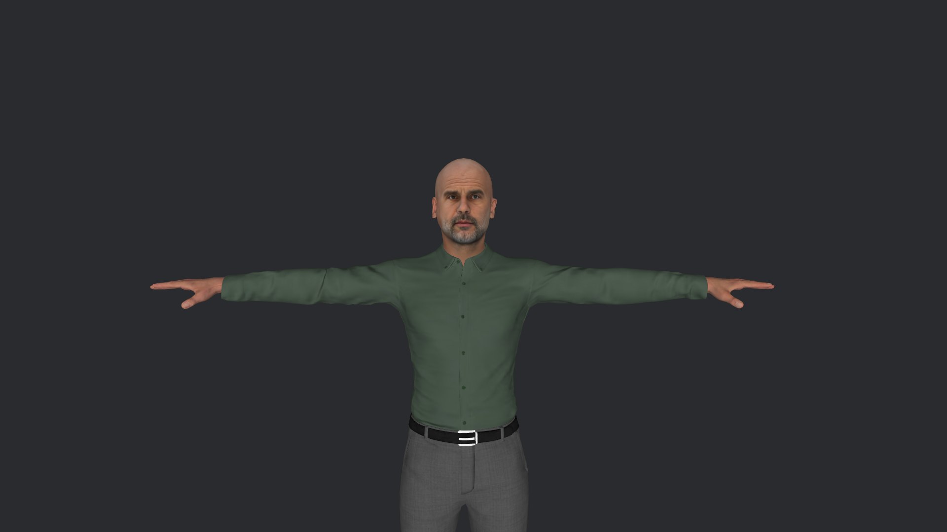 Pep Guardiola Hyper Realistic Full Body Fully Rigged Character Model ...