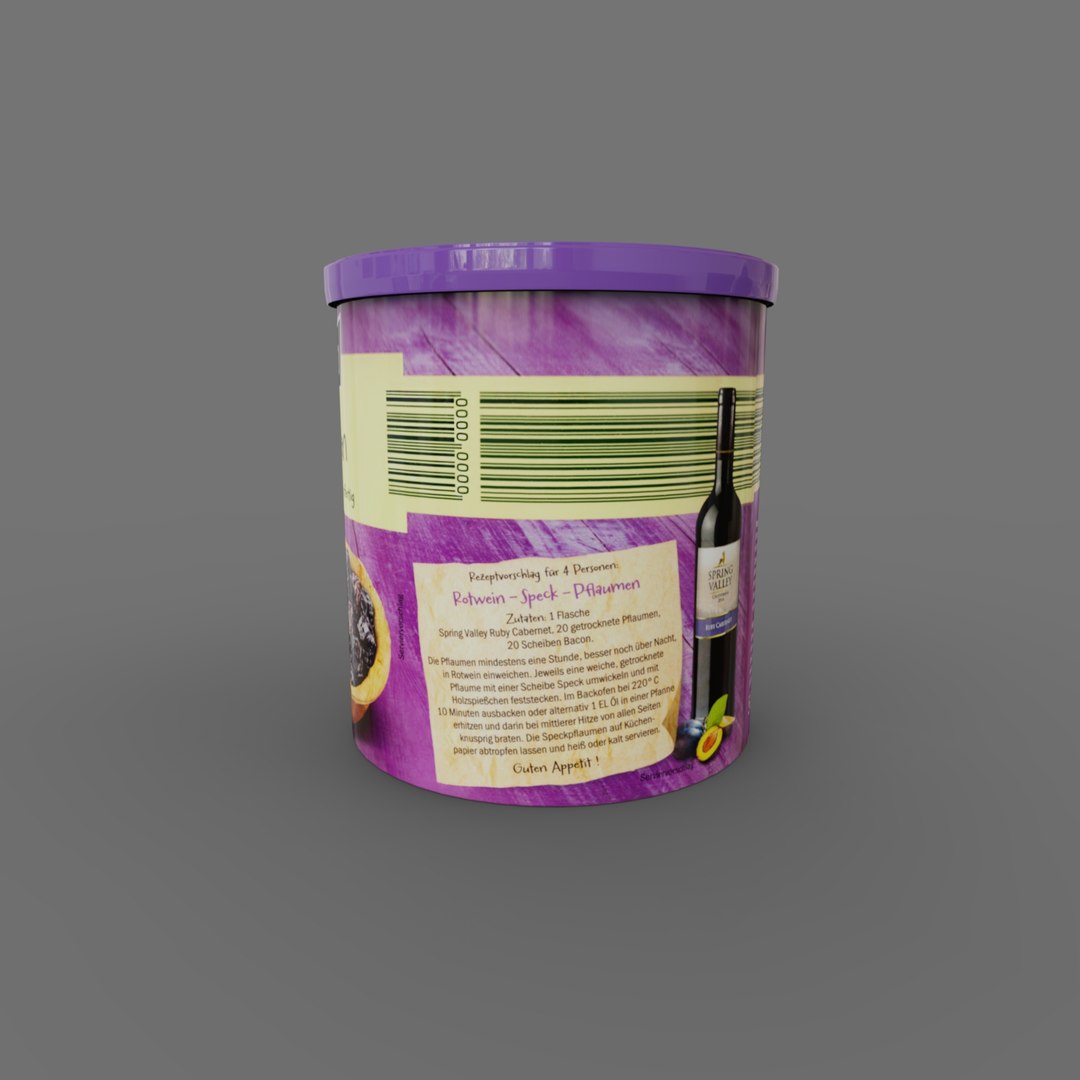 3D Prunes Alesto Pflaumen 500g - TurboSquid 1994759