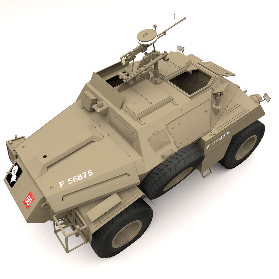 3d Model Humber Scout Car