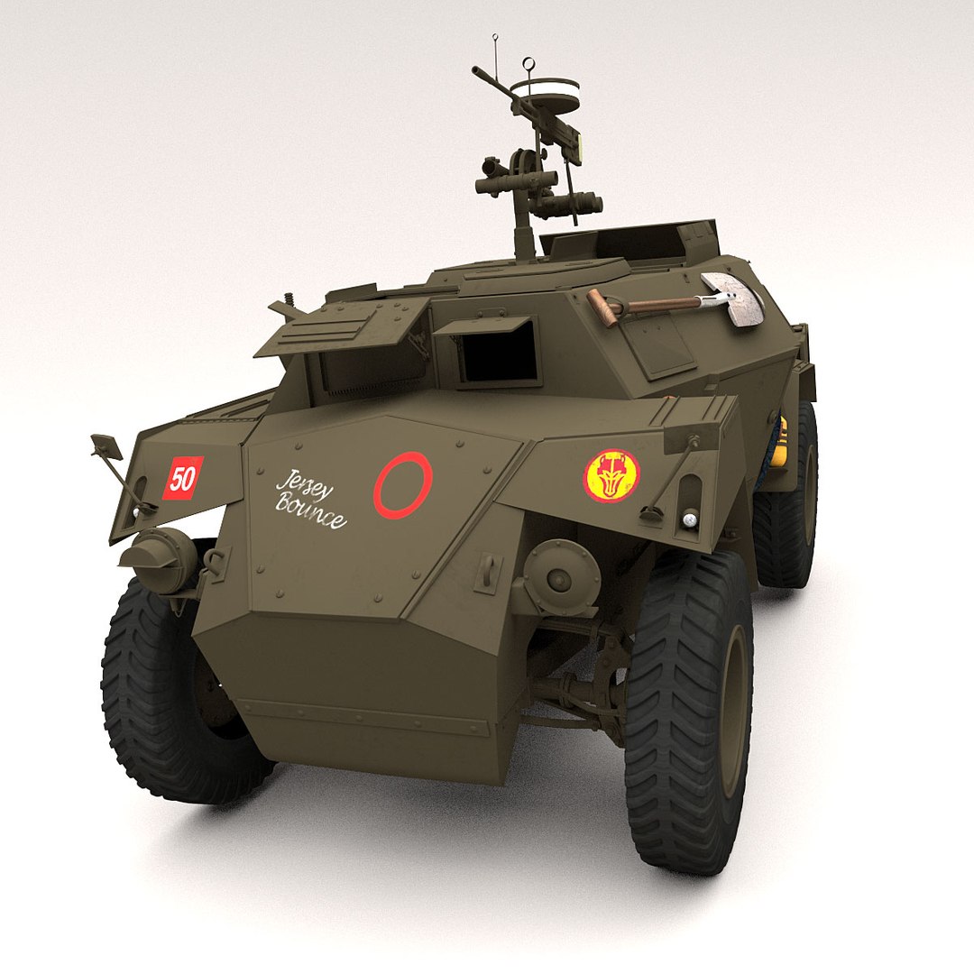 3d Model Humber Scout Car