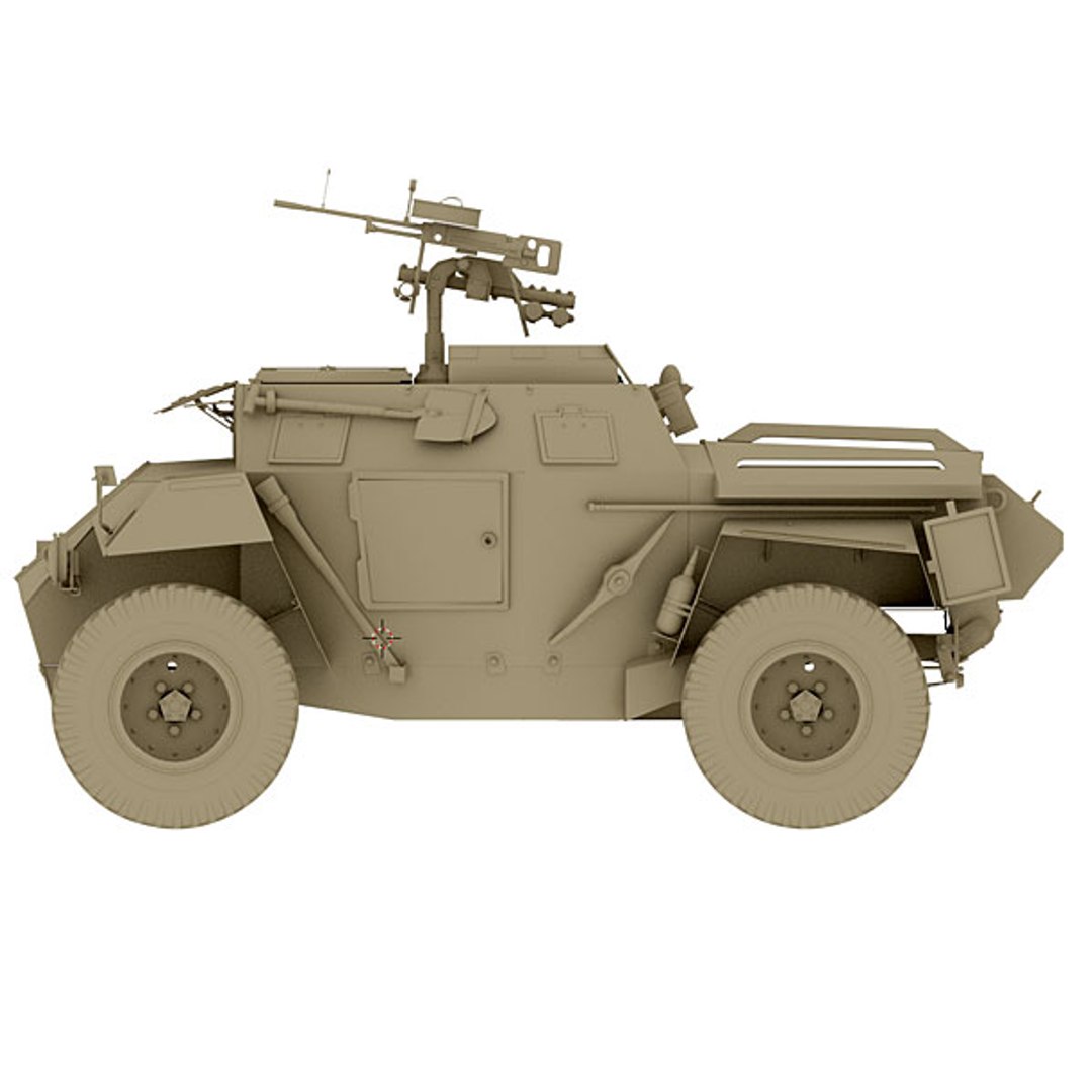3d Model Humber Scout Car