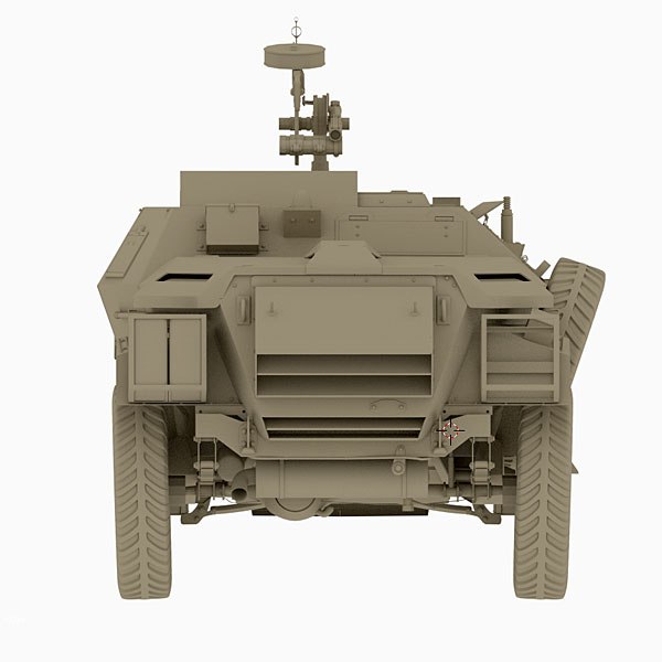 3d model humber scout car