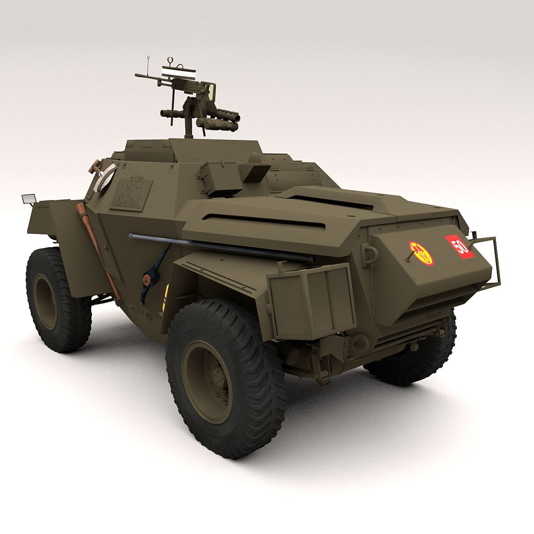 3d Model Humber Scout Car