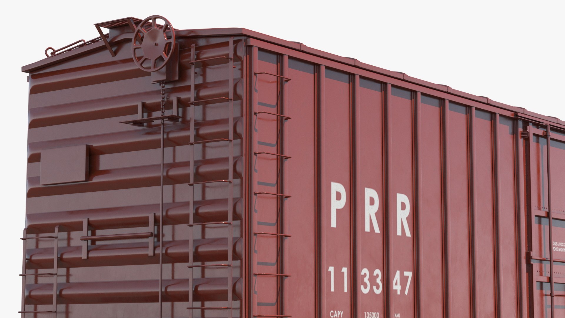 PRR X58B Cushioned Boxcar 3D - TurboSquid 2415915