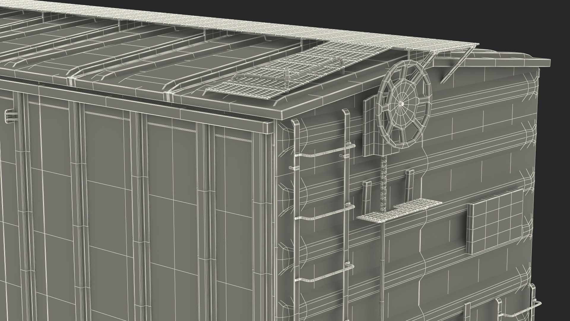 PRR X58B Cushioned Boxcar 3D - TurboSquid 2415915