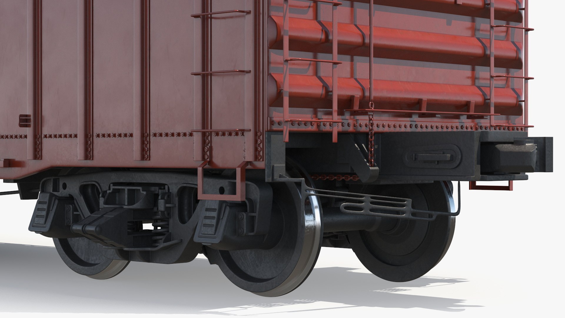 PRR X58B Cushioned Boxcar 3D - TurboSquid 2415915