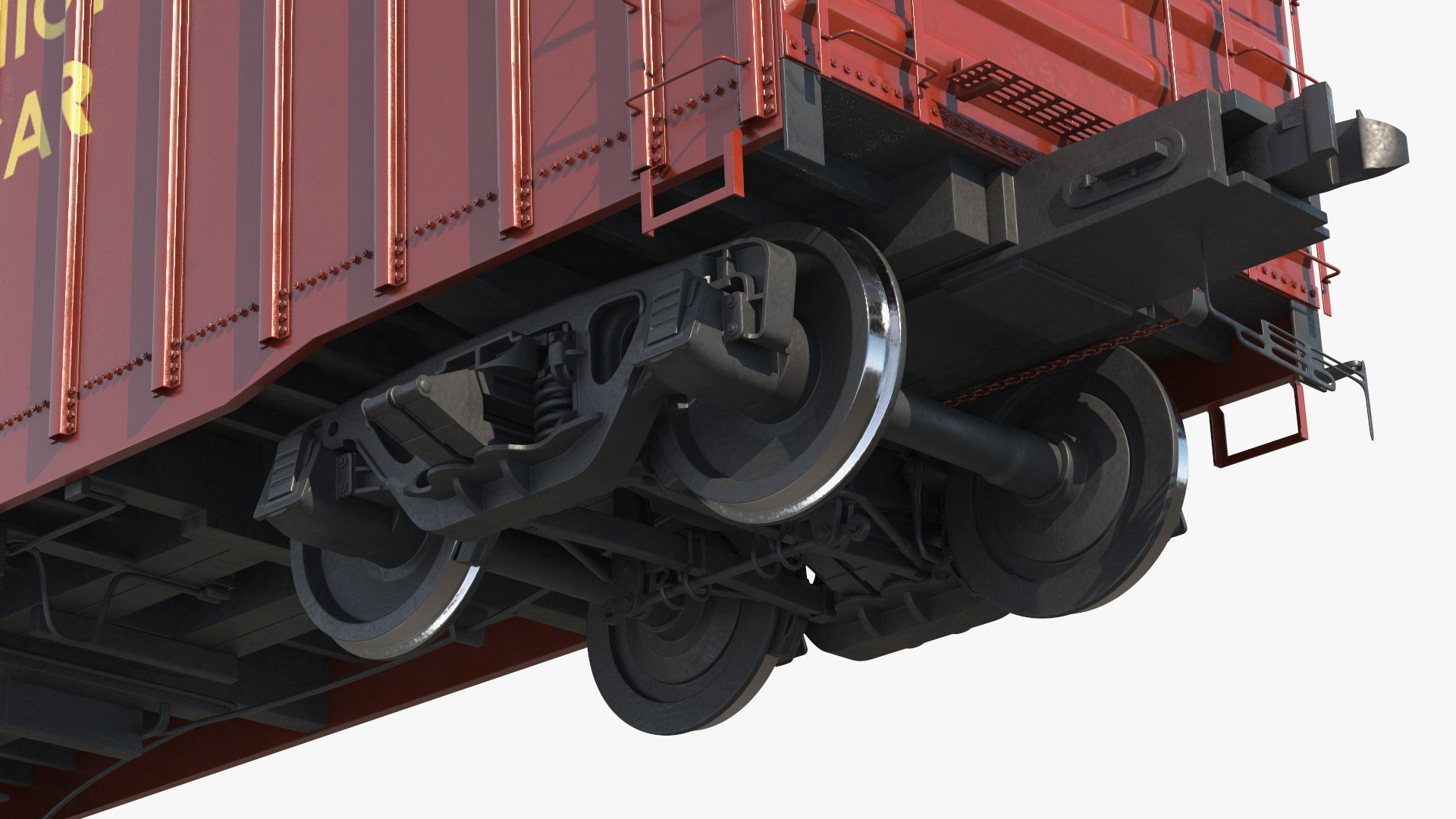 PRR X58B Cushioned Boxcar 3D - TurboSquid 2415915