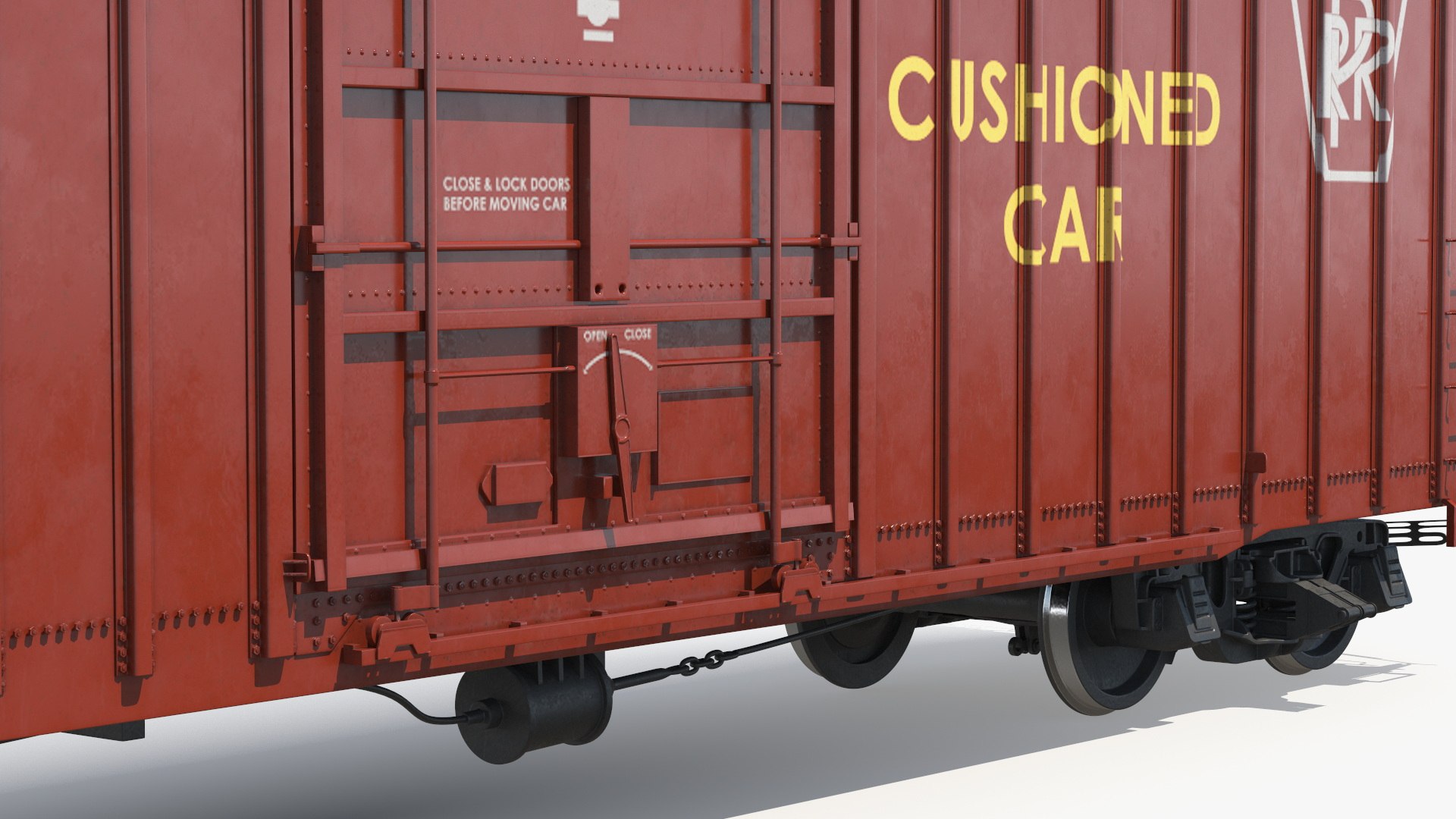 PRR X58B Cushioned Boxcar 3D - TurboSquid 2415915