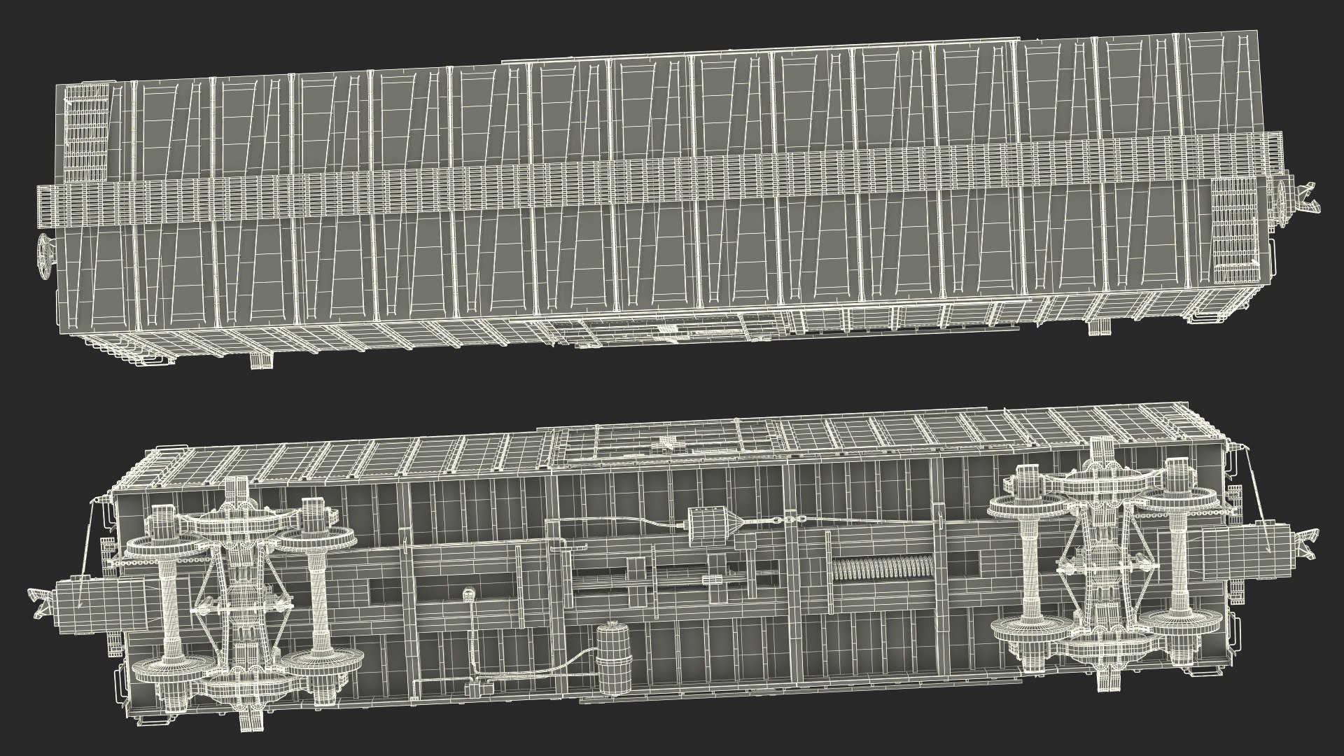 PRR X58B Cushioned Boxcar 3D - TurboSquid 2415915
