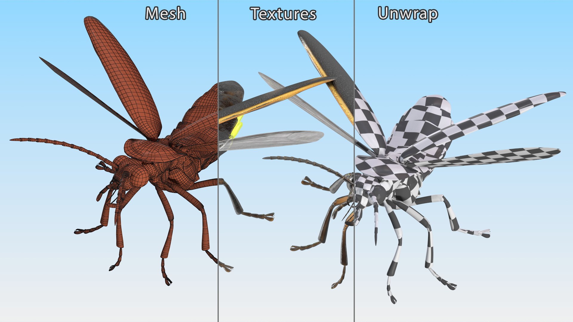 Firefly Glowing Standing Pose Model - TurboSquid 2171913