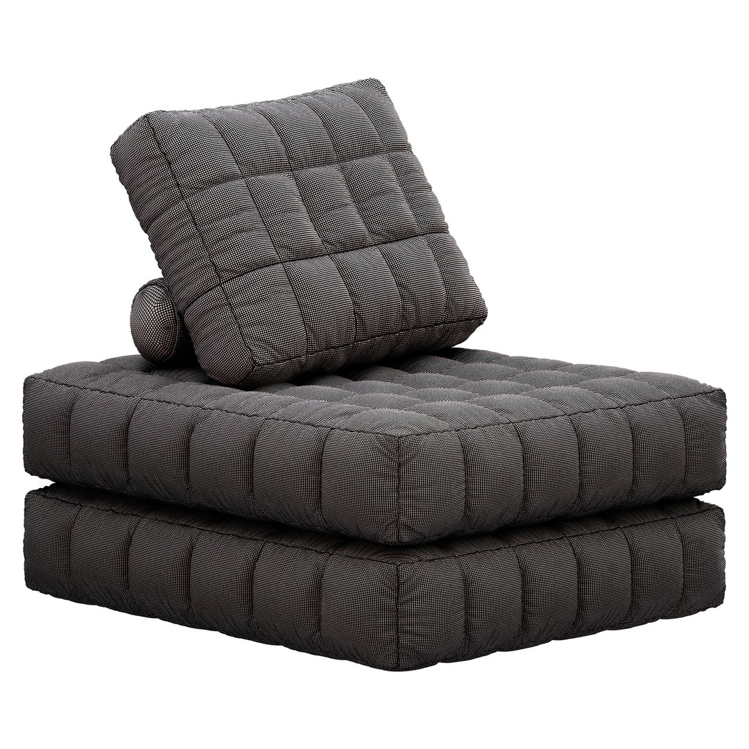 3D Waffle Sofa Chair - TurboSquid 2321116