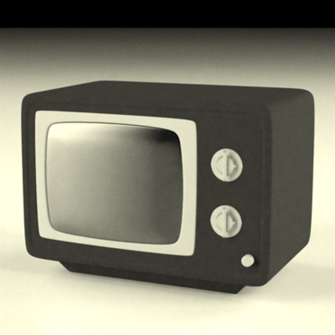 3d retro tv