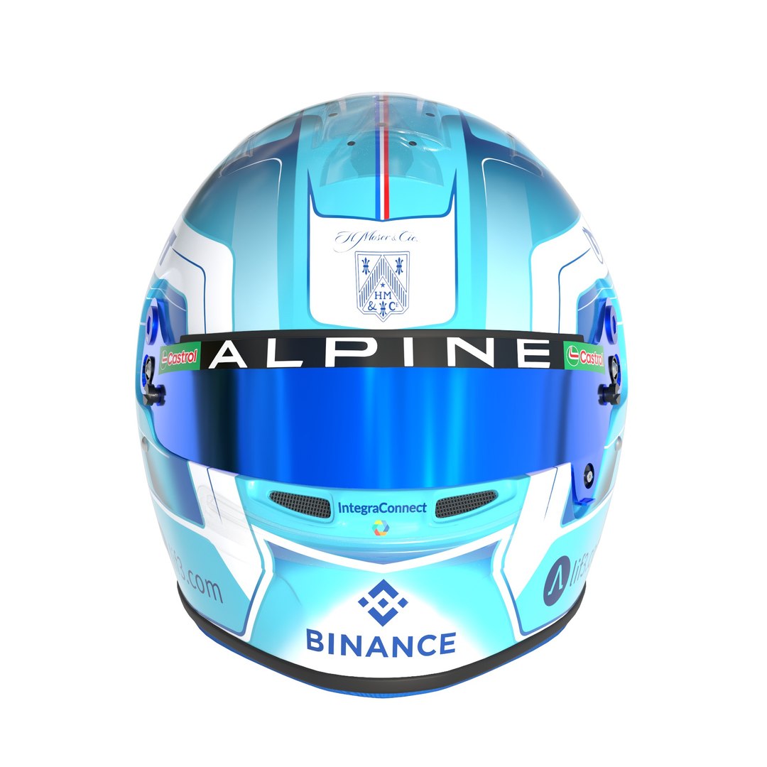 F1 Alpine Team Helmets 3D Model - TurboSquid 2251966