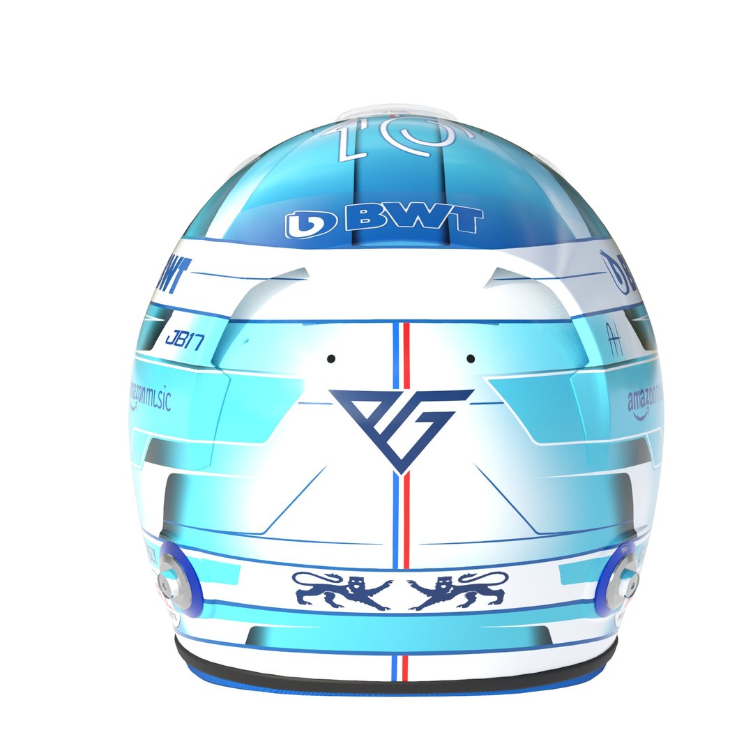 F1 Alpine Team Helmets 3D Model - TurboSquid 2251966
