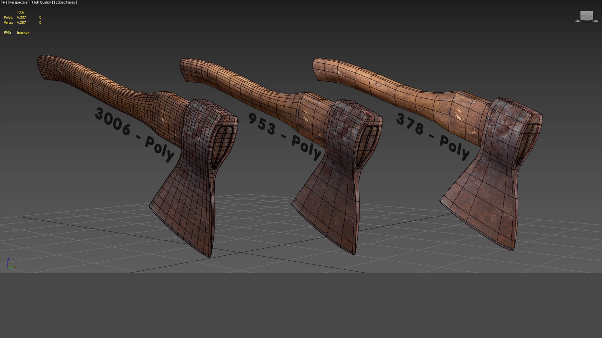 Axe Model - TurboSquid 1857130