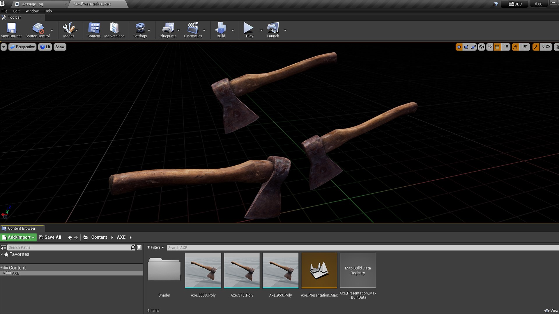 Axe Model - TurboSquid 1857130