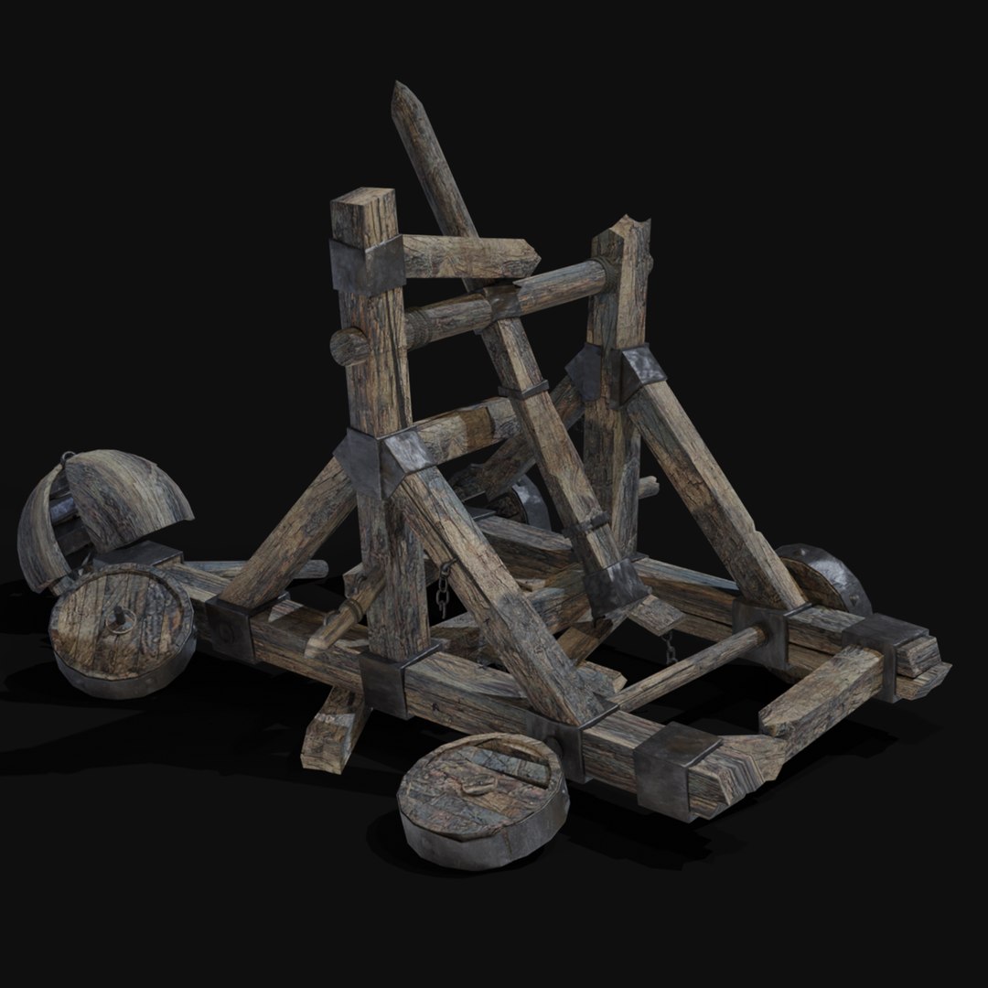 3D DESTROYED SIEGE ENGINE WAR MACHINES BUILDER COLLECTION PACK ...