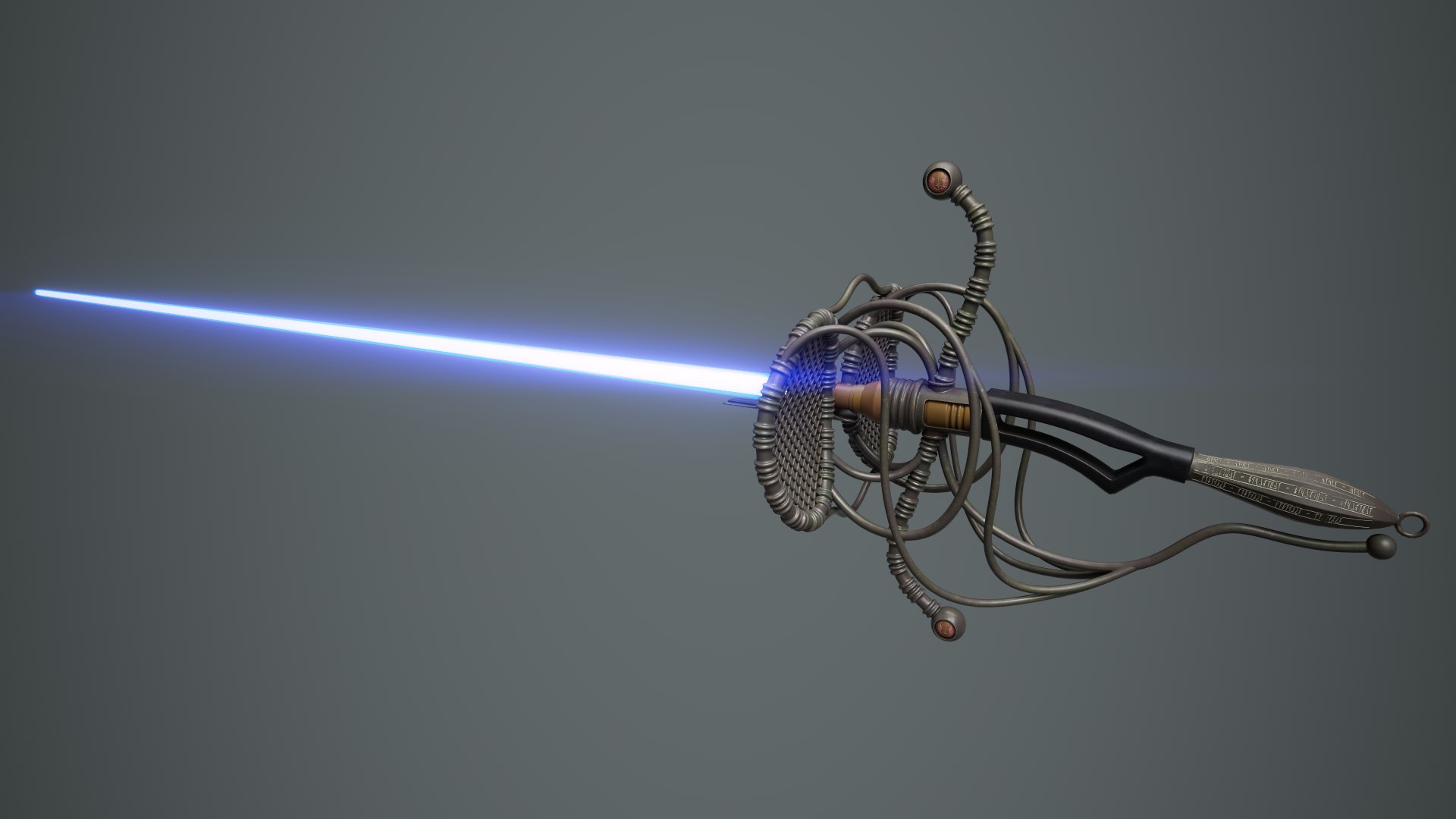 3D Rapier Lightsaber Model - TurboSquid 2124815