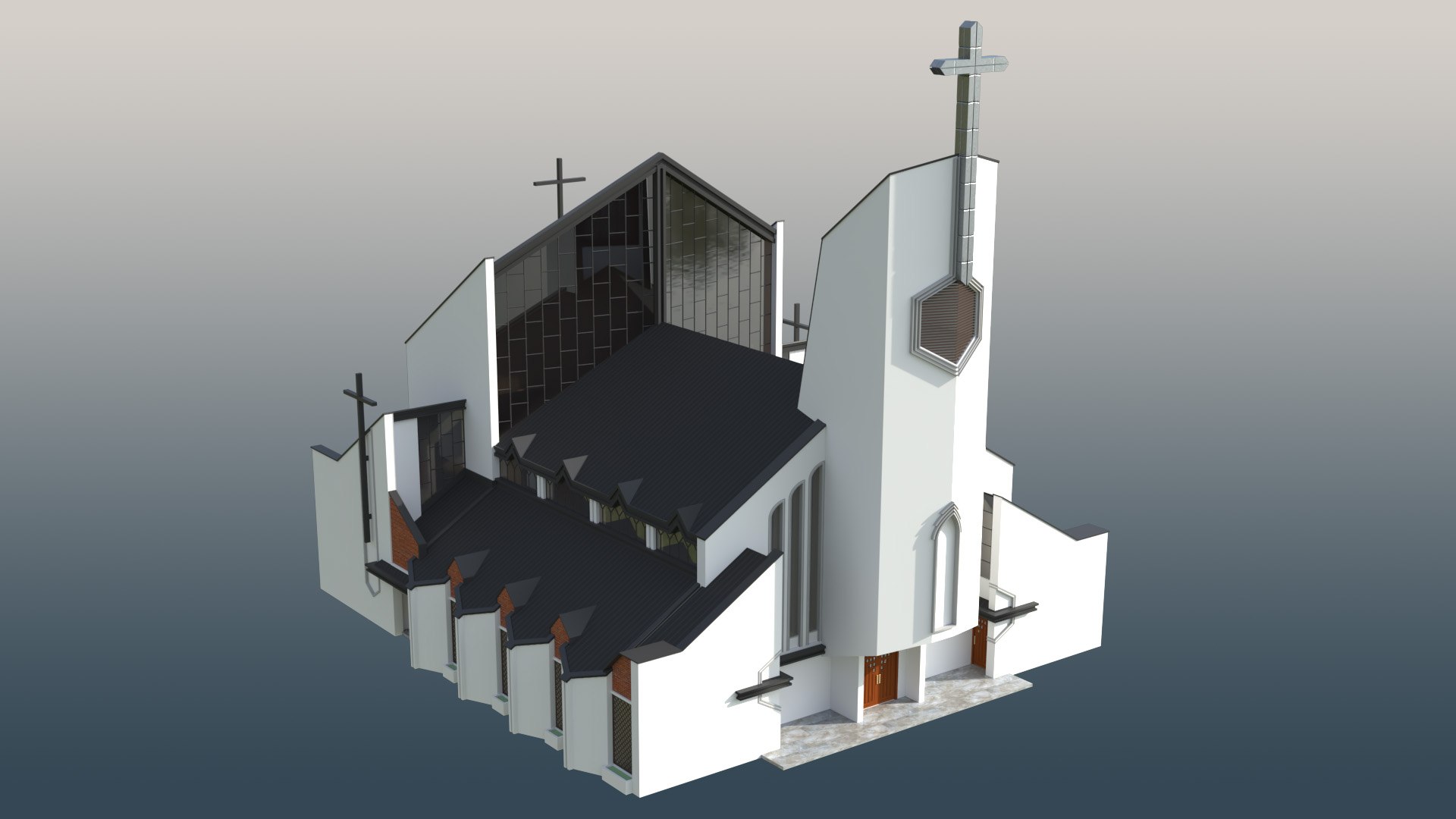 Church 3D Model - TurboSquid 2151300