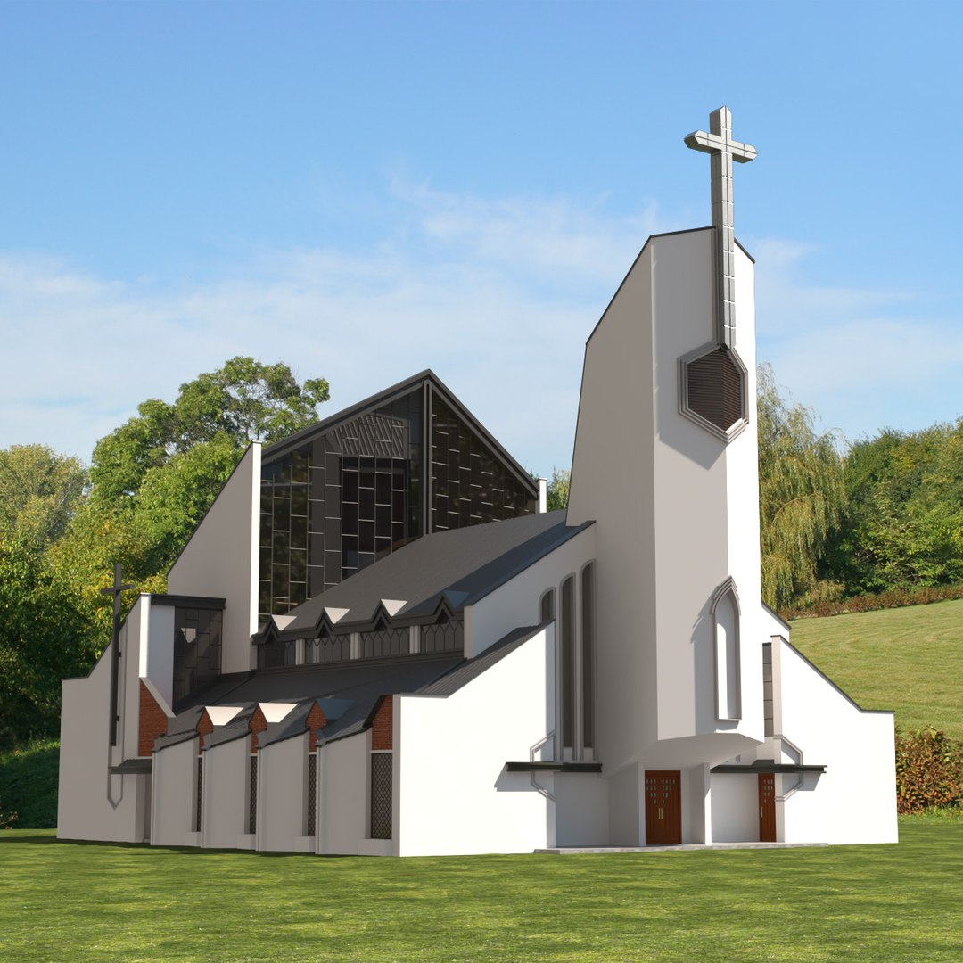 Church 3D Model - TurboSquid 2151300