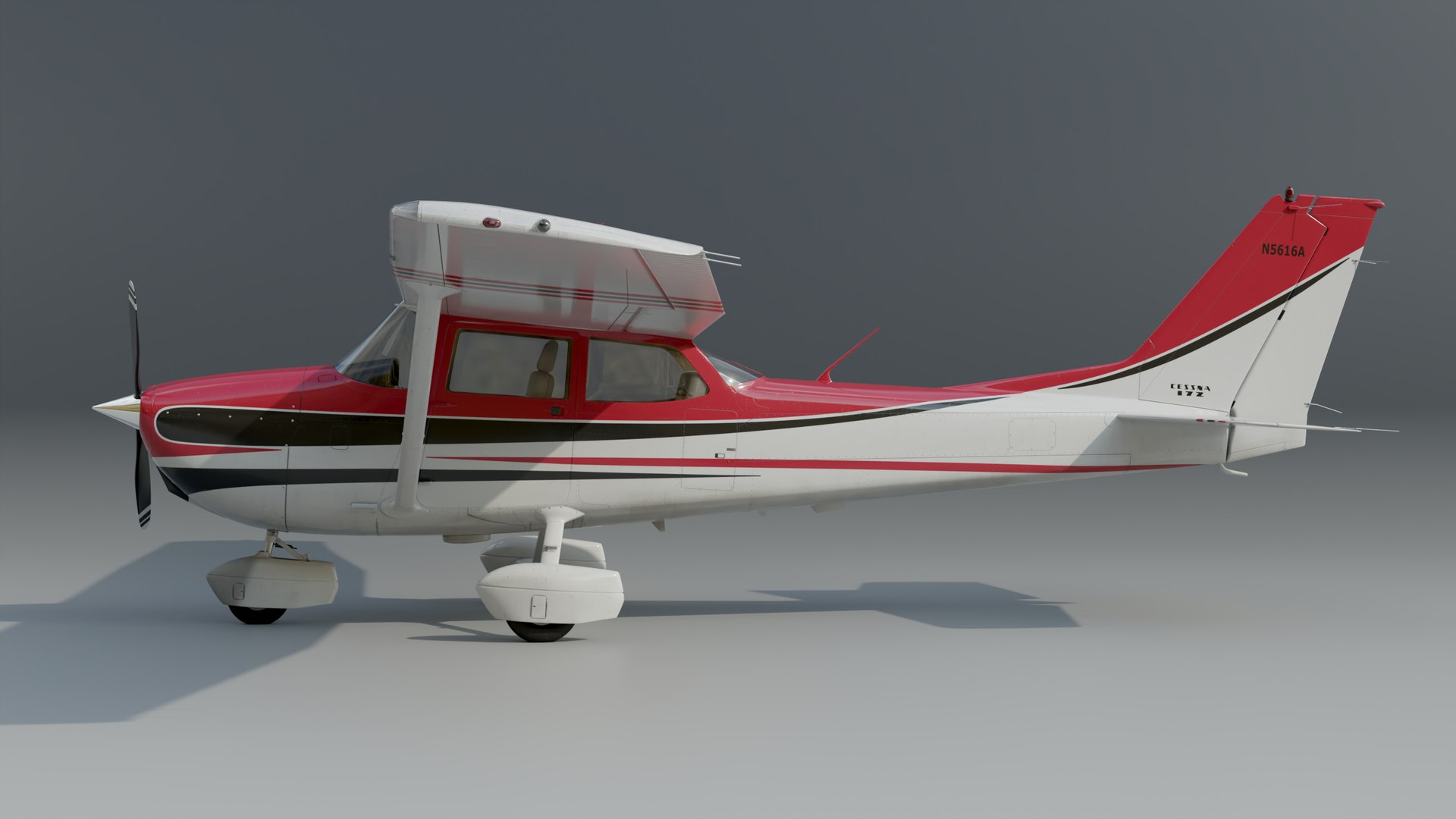 3D Cessna 172 Skyhawk Model - TurboSquid 2242846