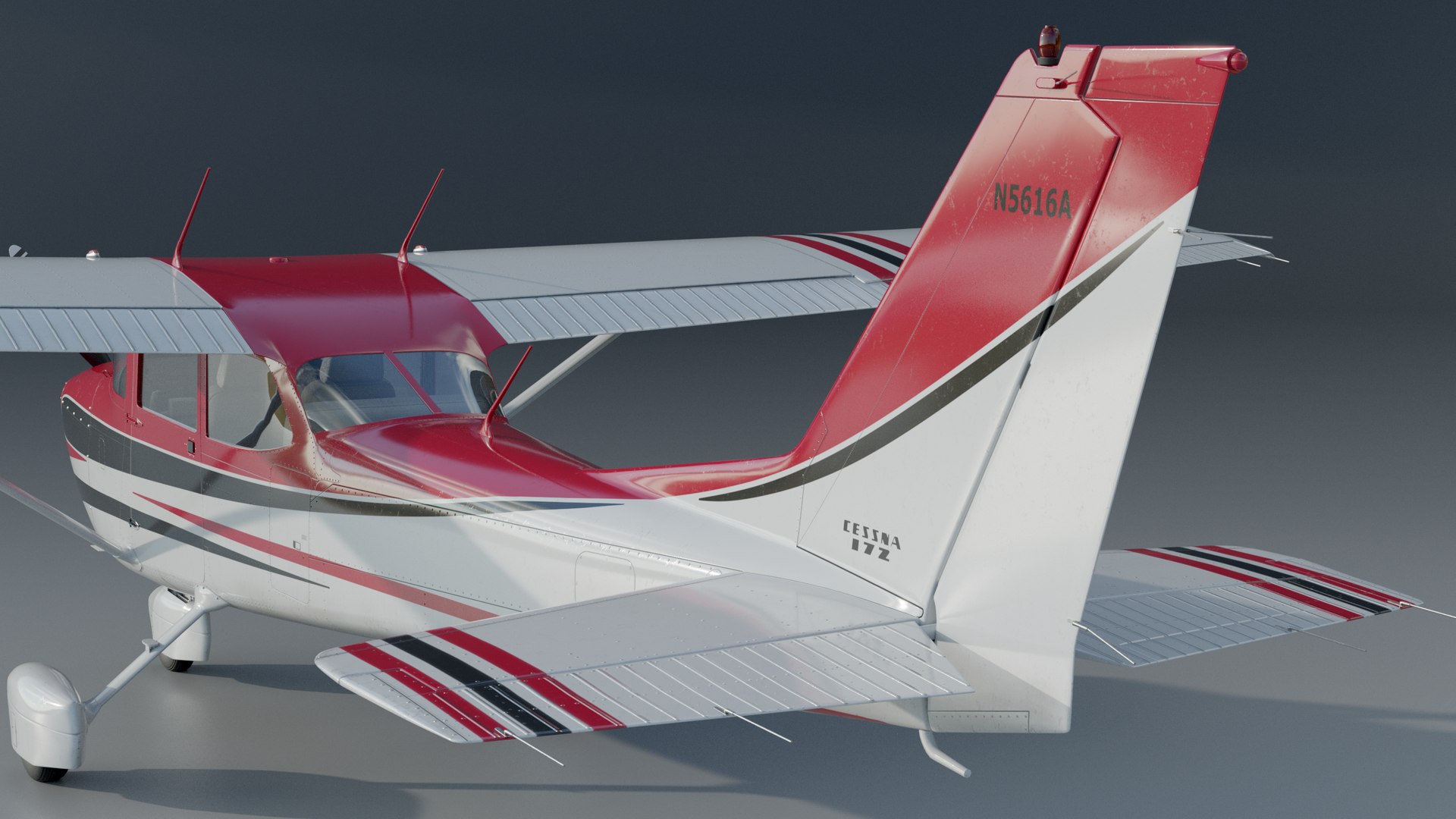 3D Cessna 172 Skyhawk Model - TurboSquid 2242846