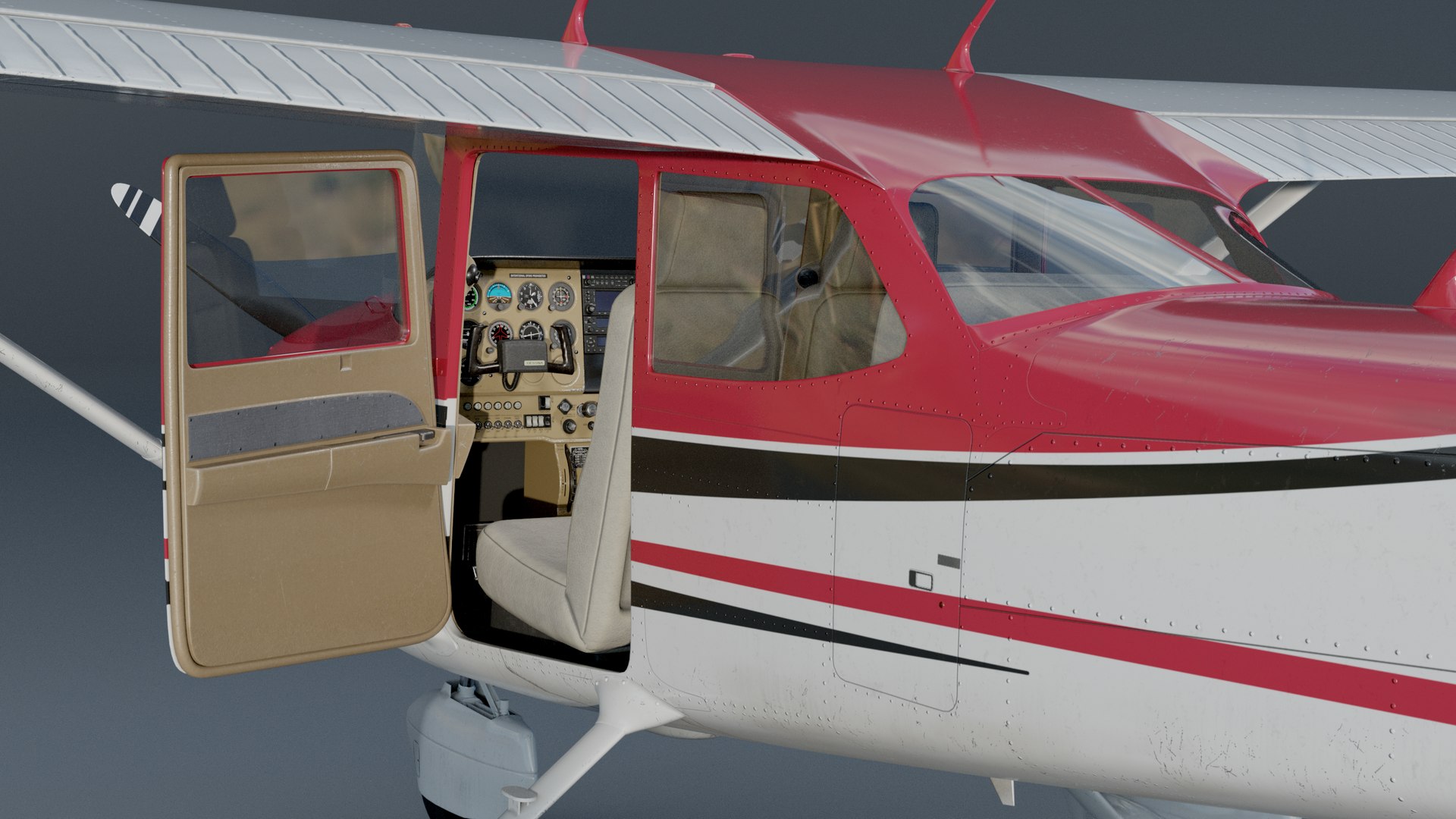 3D Cessna 172 Skyhawk Model - TurboSquid 2242846