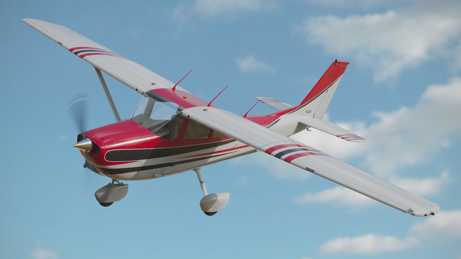 3D Cessna 172 Skyhawk Model - TurboSquid 2242846