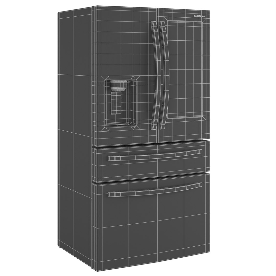 Refrigerator Family Hub 3D Model - TurboSquid 2059037