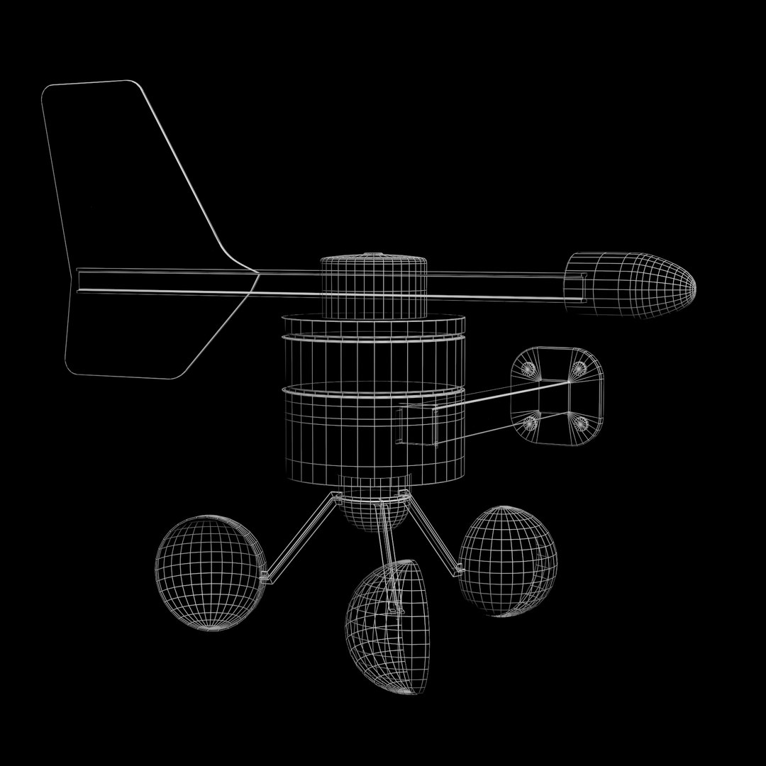 Wind Sensor 3D - TurboSquid 2155694