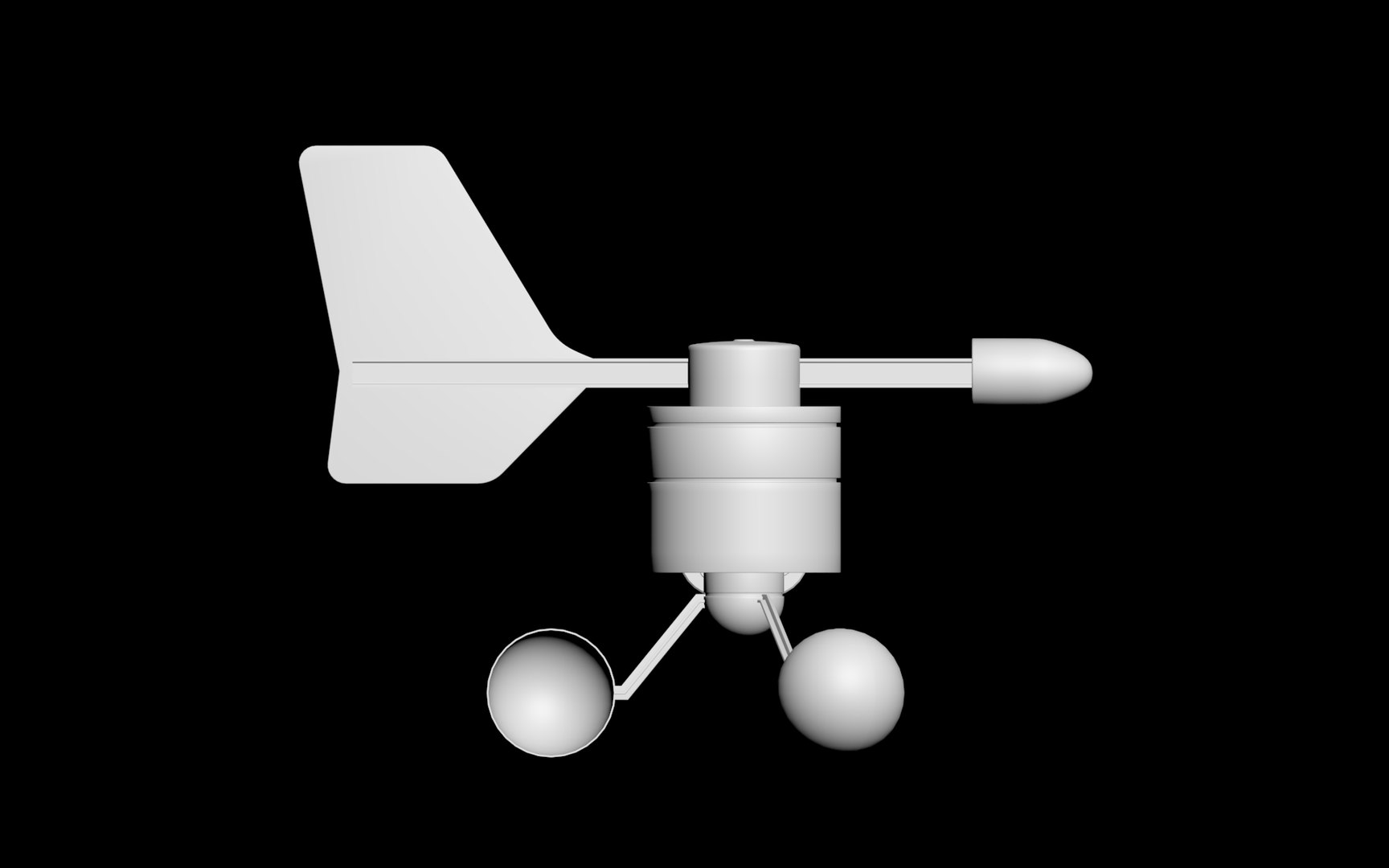 Wind Sensor 3D - TurboSquid 2155694