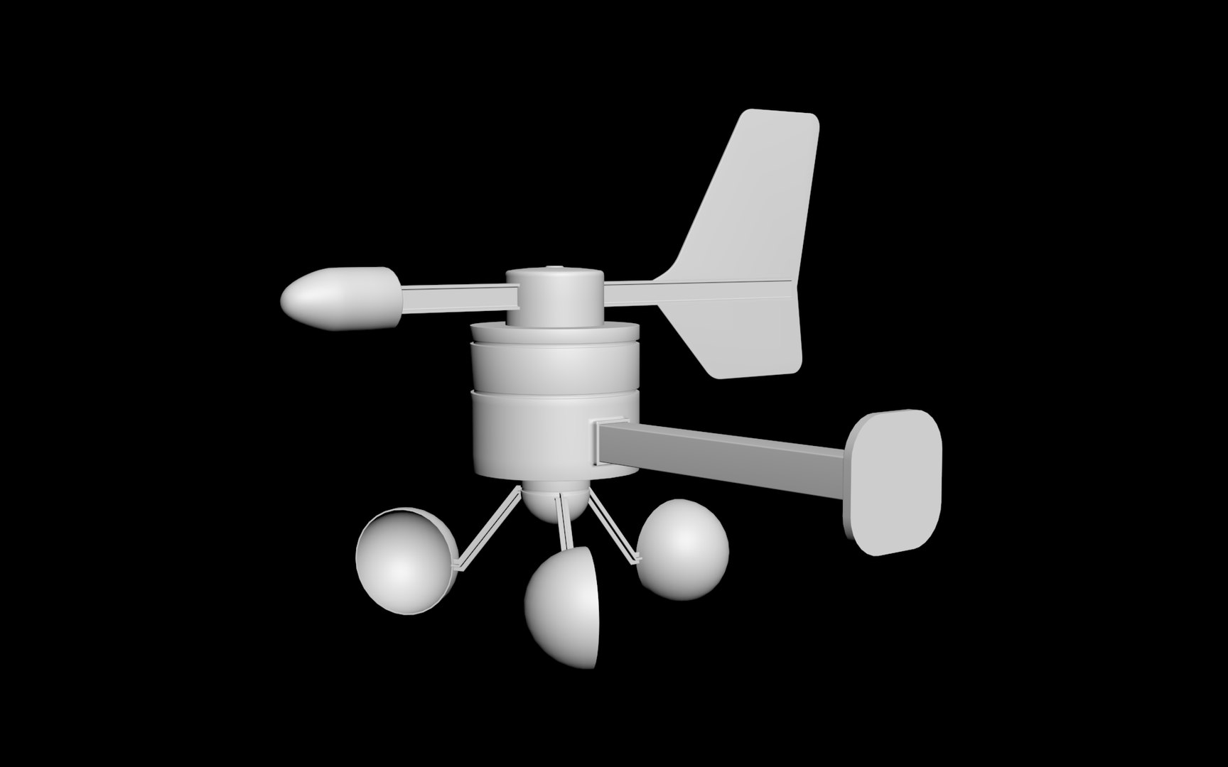 Wind Sensor 3D - TurboSquid 2155694