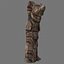 Wood Totems 3d Model