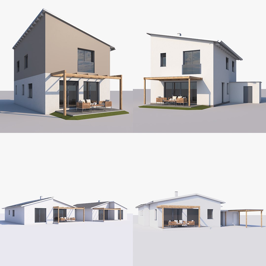 3D House Collection 14 - TurboSquid 2152993