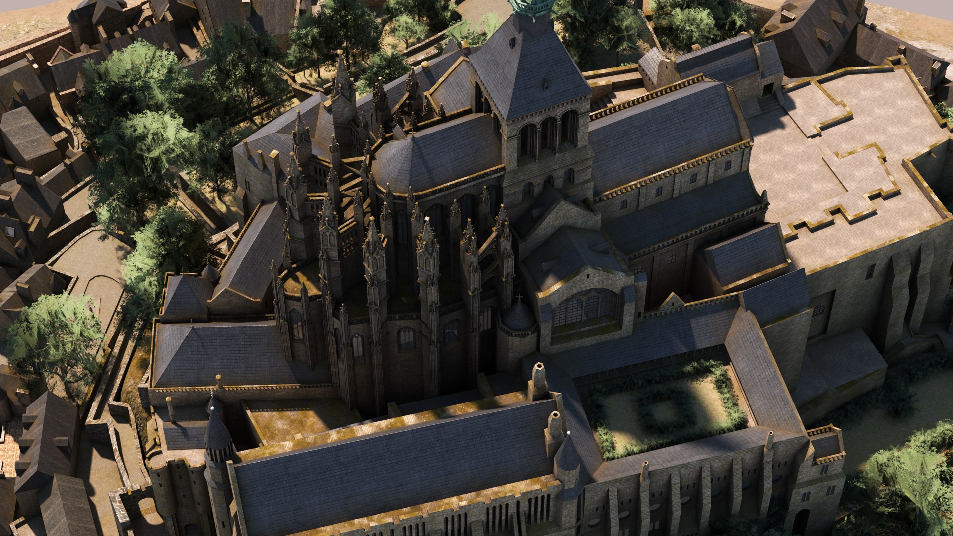 3D Mont Saint Michel model - TurboSquid 1728457