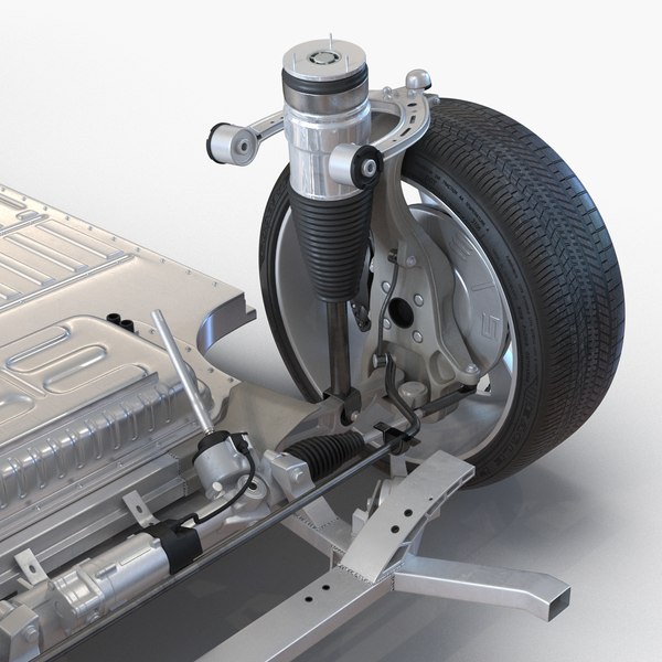 tesla s chassis 2 3d max