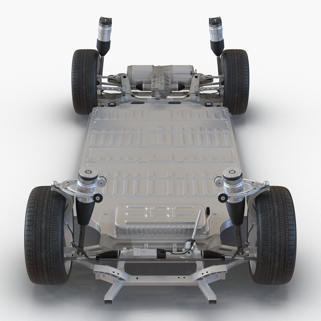 tesla s chassis 2 3d max