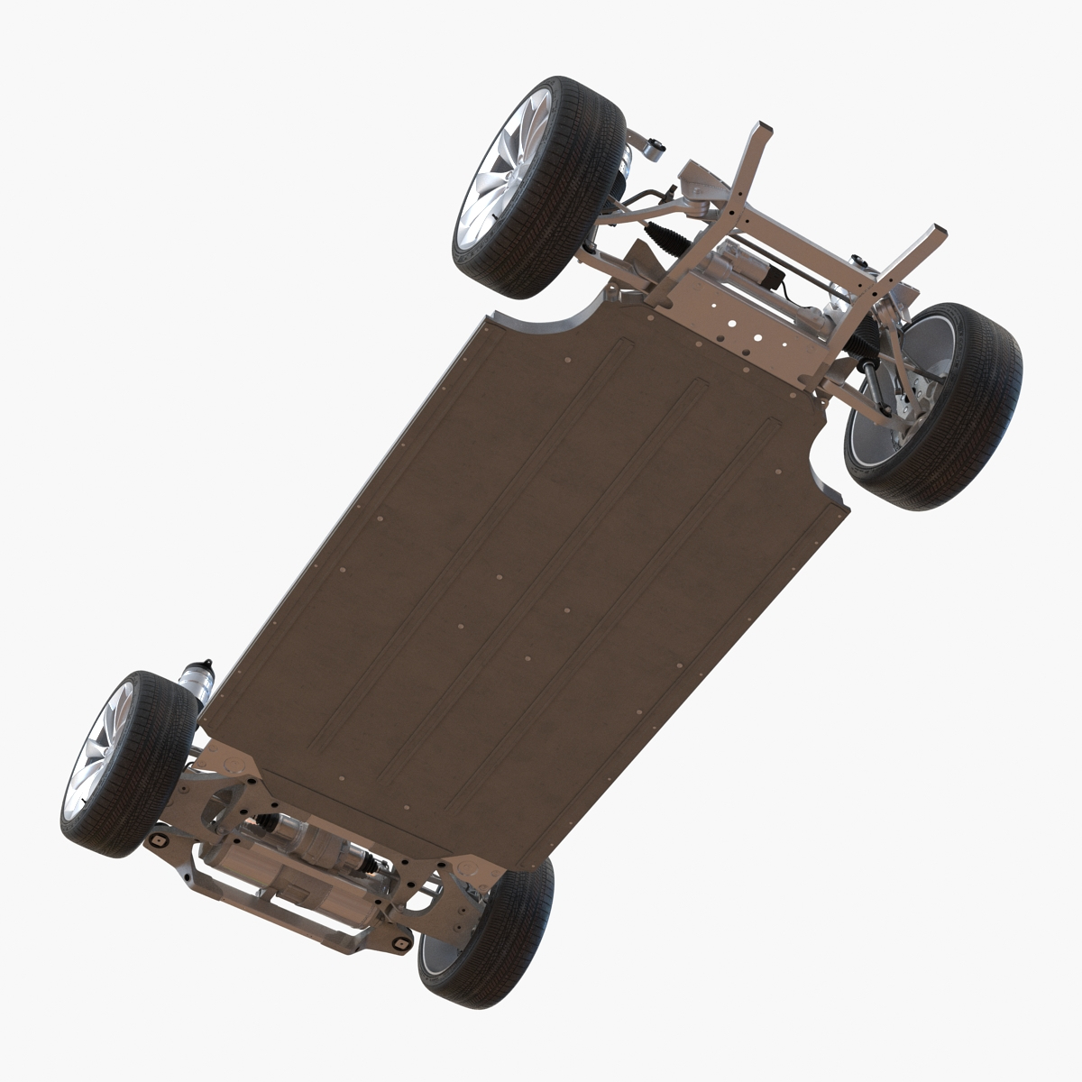 tesla s chassis 2 3d max