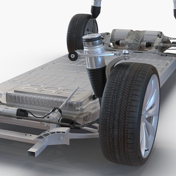 tesla s chassis 2 3d max
