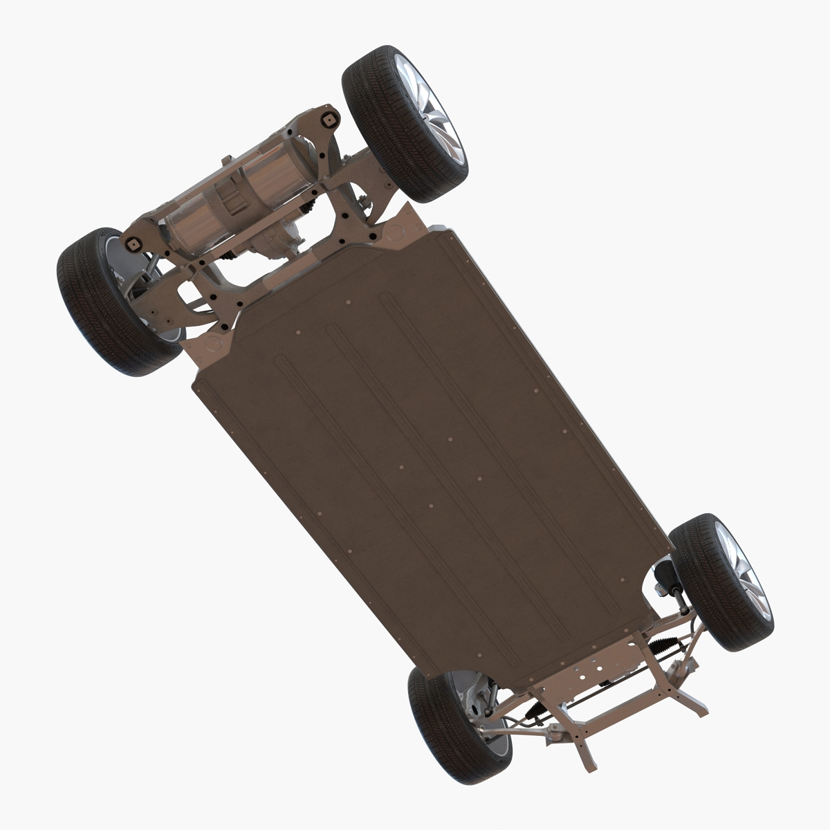tesla s chassis 2 3d max