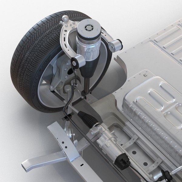 tesla s chassis 2 3d max
