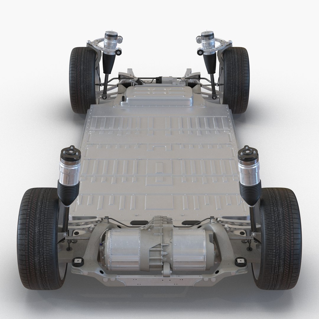 tesla s chassis 2 3d max